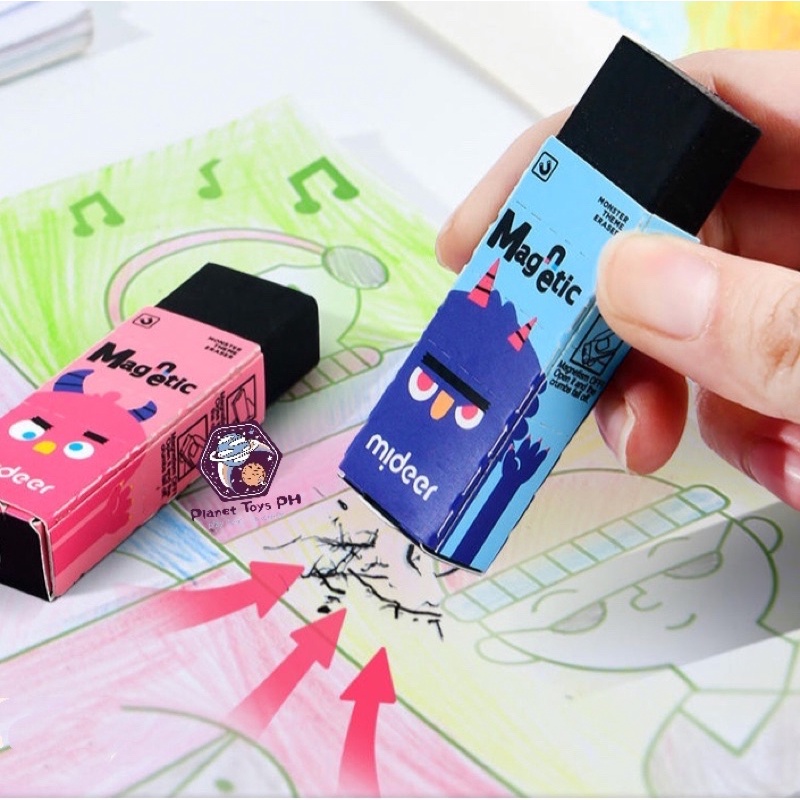 Mideer Holdie Triangular Shaped Eraser and Dust Free Eraser | Shopee ...