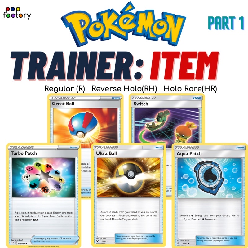 (Part 1/4) Pokemon TRAINER - ITEM | Shopee Philippines