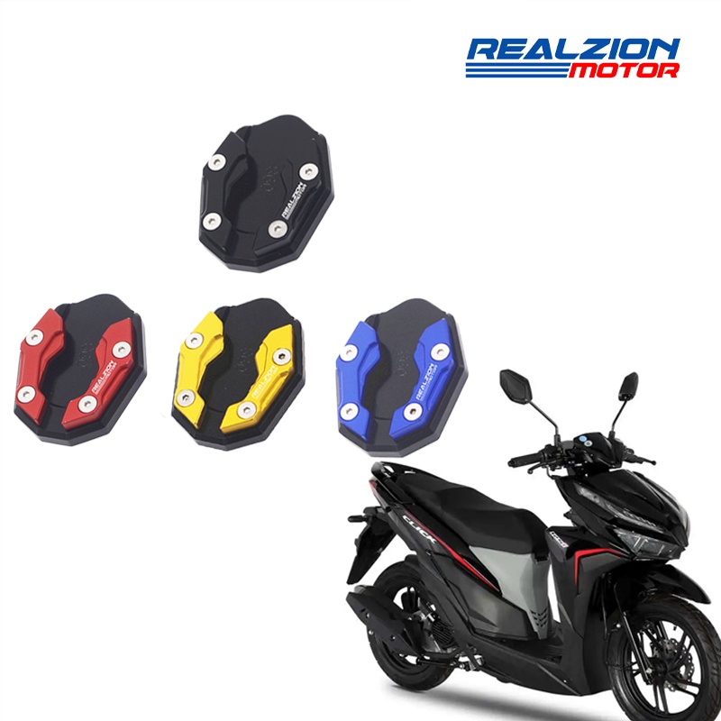 REALZIONMOTOR For Honda Click 125i 150i Side Kickstand Extension Plate ...