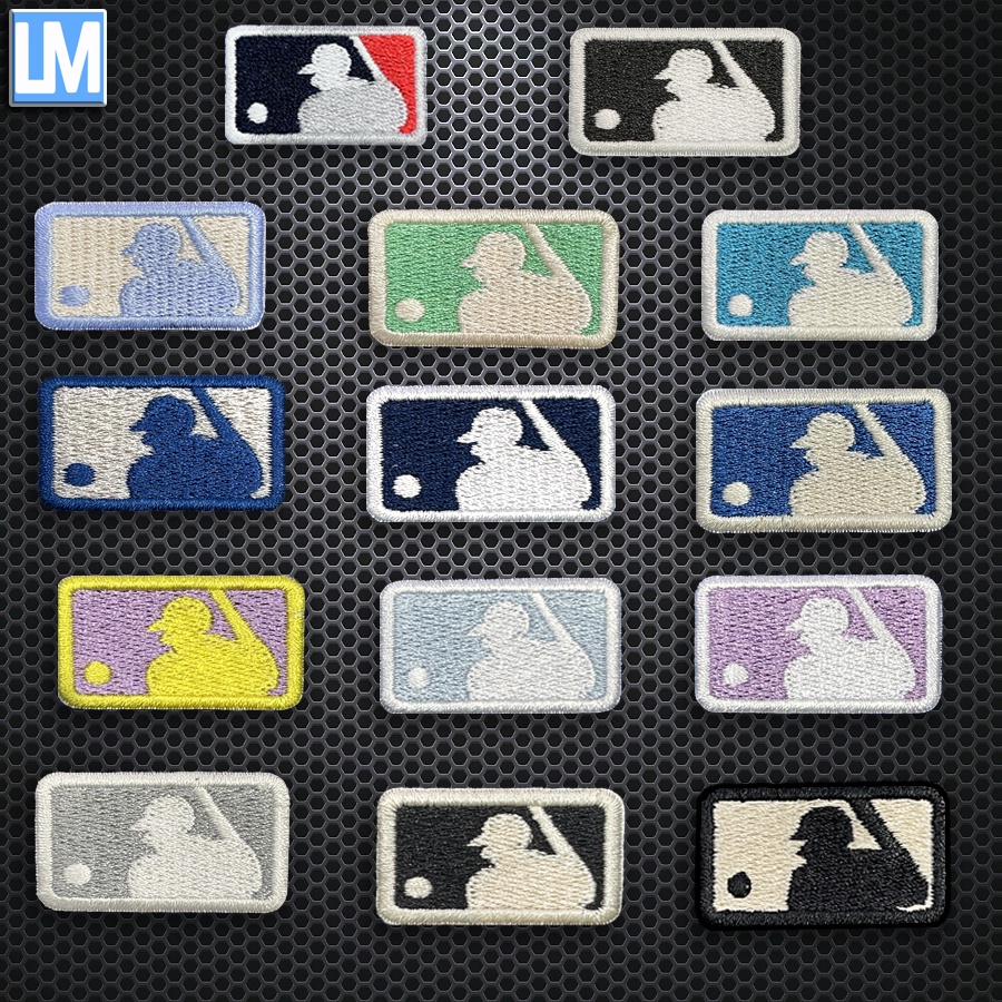 MLB brand computer embroidery square badge clothing accessories patch ...