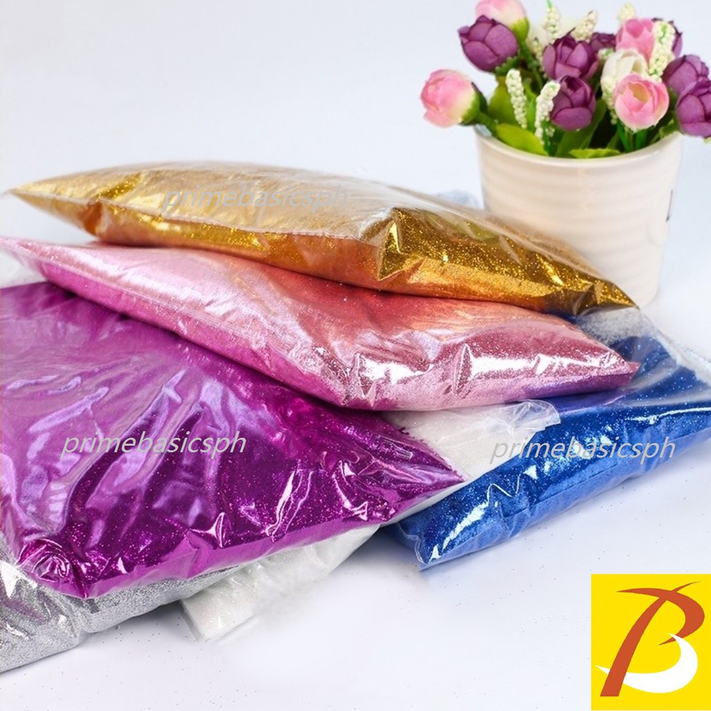 250grams Glitter Silver Dust 12 Colors for DIY Arts & Crafts (250grams ...