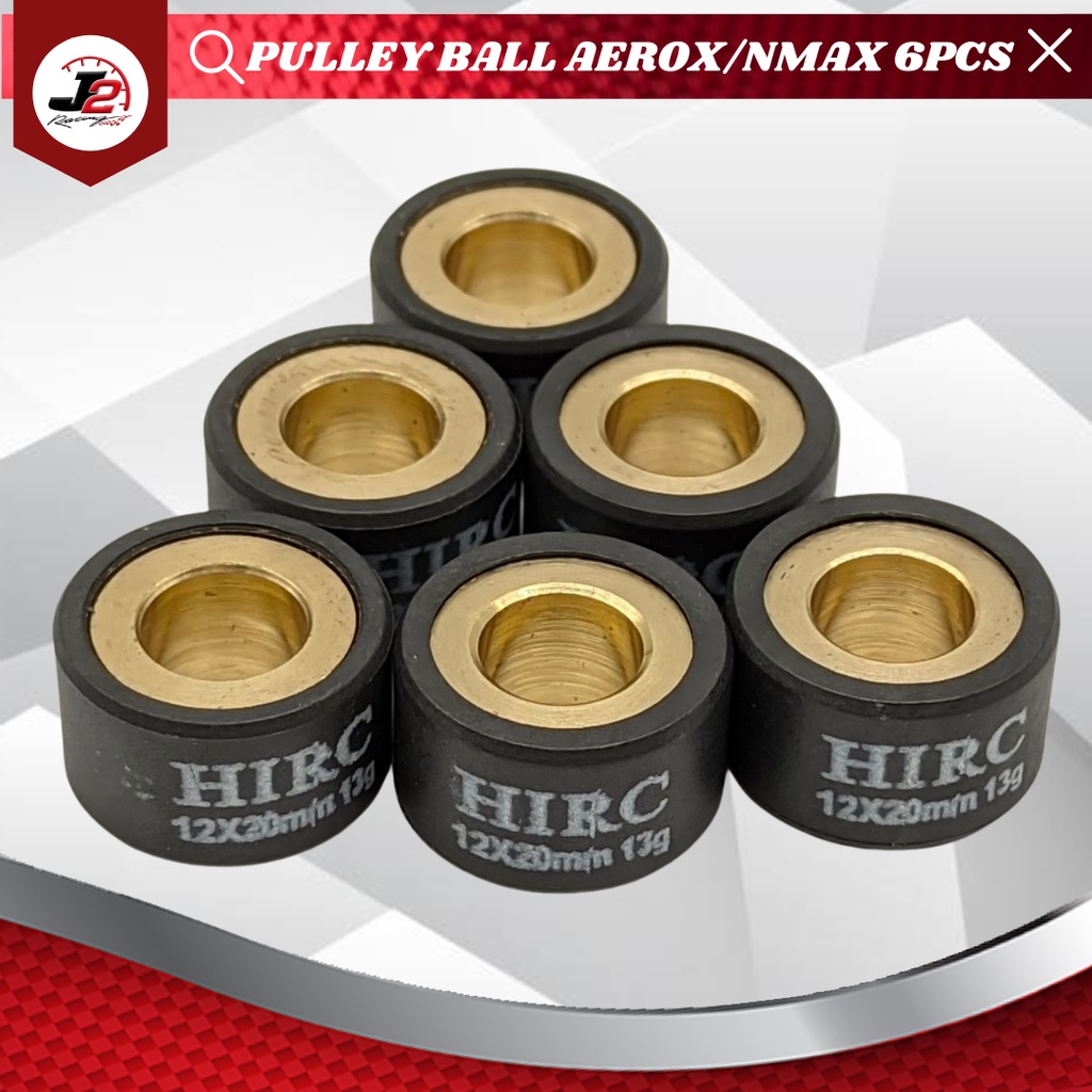MOTORCYCLE HIRC PULLEY BALL NMAX/AEROX/MIO 125/M3/MIO SOUL I 125/MIO ...