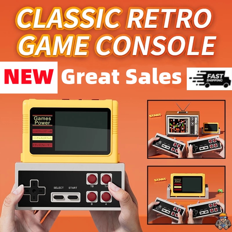 New K20 Mini Retro Handheld Game Console 3.0 Inch TFT Libu-libong ...