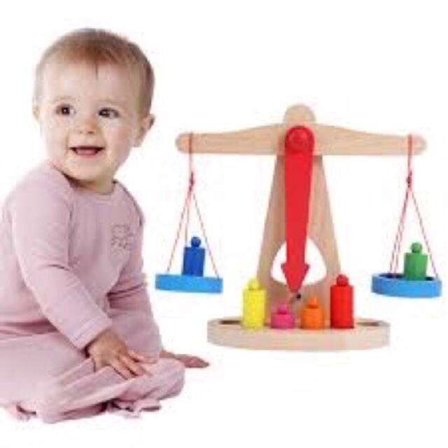 WOODEN BEAM PUZZLE WEIGHT BALANCE SCALE | Shopee Philippines