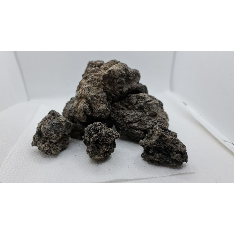 Black lava rocks for aquascape 1kg | Shopee Philippines