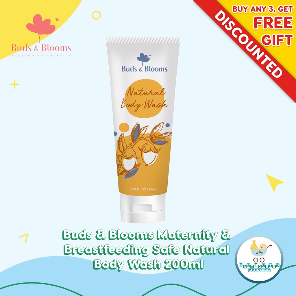 BFCM Buds & Blooms Maternity and Breastfeeding Safe Natural Body Wash ...