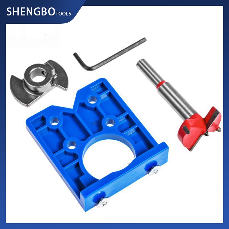 Drill Bits Set for Hinge with Concealed Hinge Boring Jig 4Pcs Wood ...