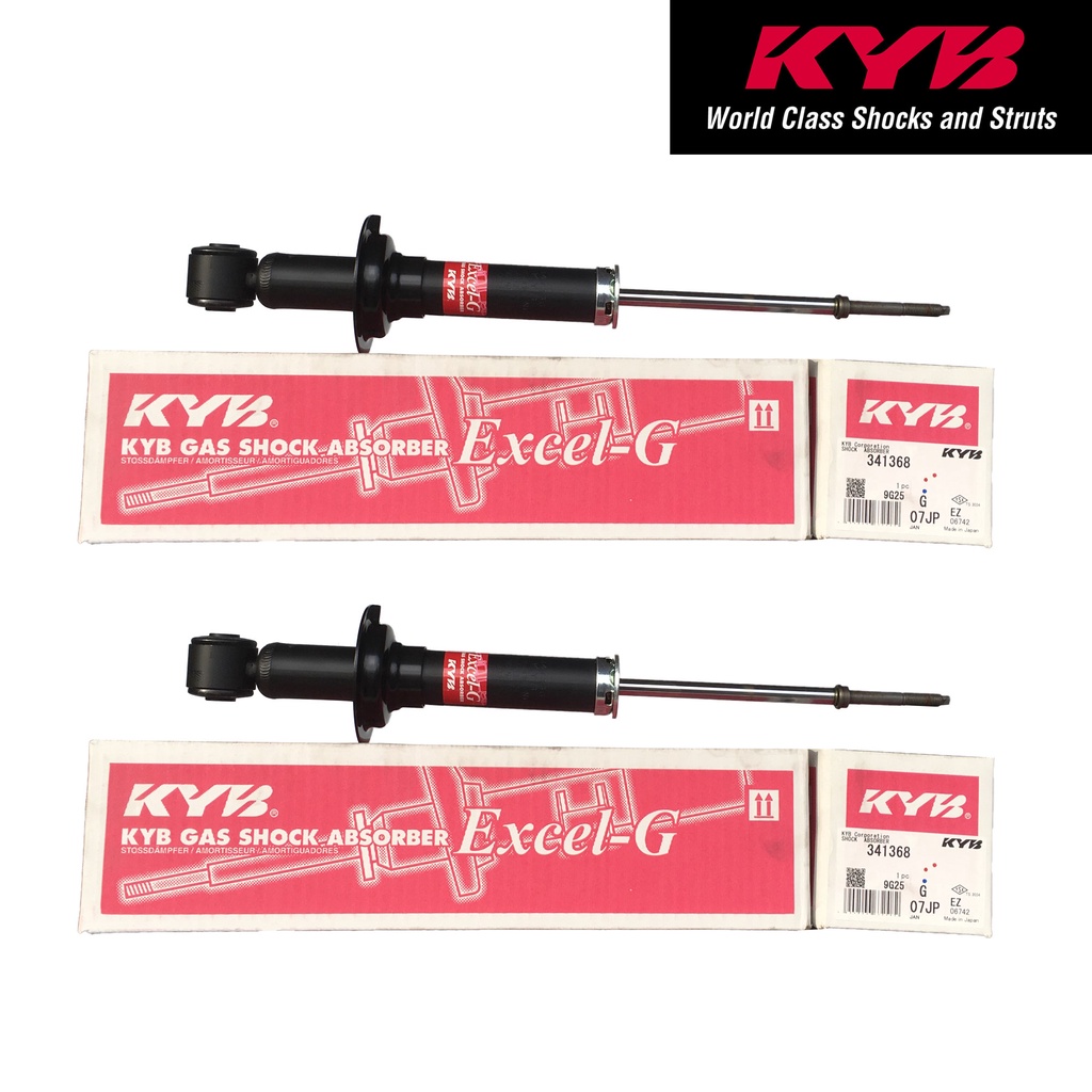 KYB Kayaba Excel-G Shock Absorber Rear for Mitsubishi Lancer All 2002-2007 Set of 2 341368 ...