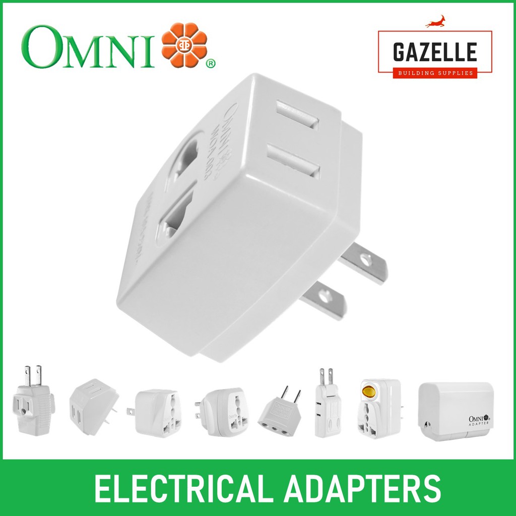 Omni Adapter and Plug - Universal Socket Octopus Regular Ground Swing ...
