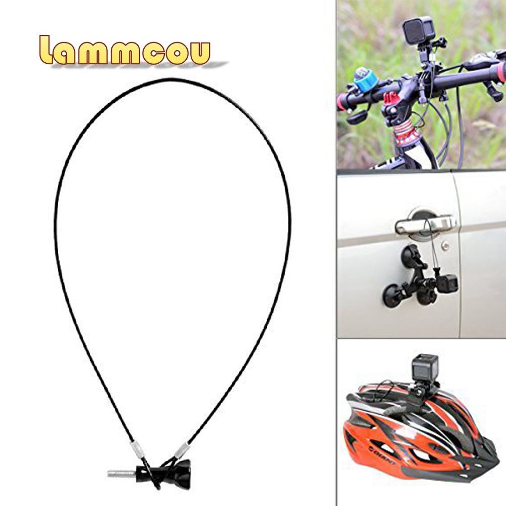 Lammcou Gopro Accessories 30cm 60cm Stainless Steel Tether Compatible ...