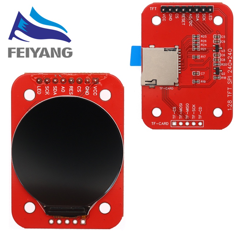 TFT Display 1.28 Inch TFT LCD Display Module Round RGB 240*240 GC9A01 ...