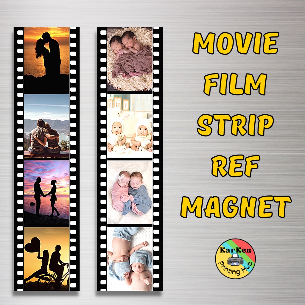 Movie Strip Photo Magnets – Personalized Fridge Magnet Souvenir ...