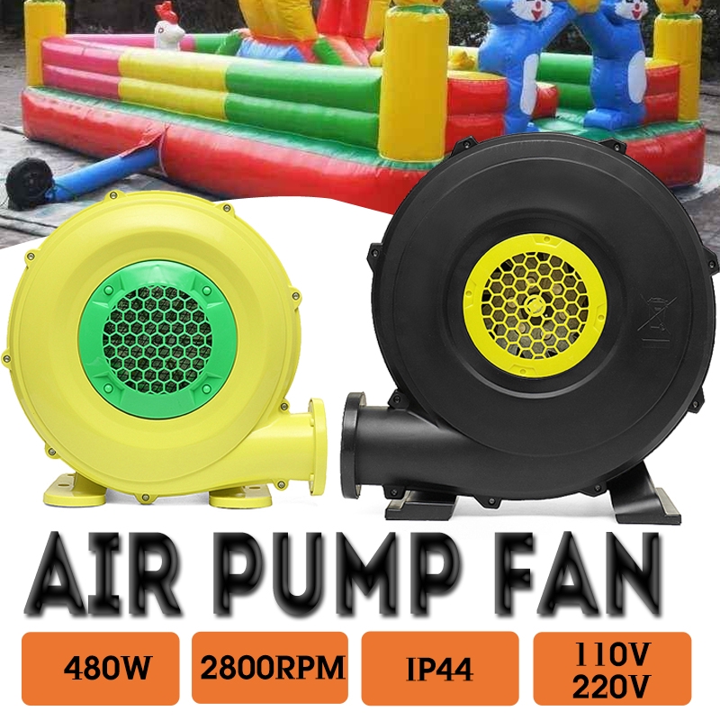 480W Air Blower Pump Fan 110V/220V For Inflatable Bounce House Bouncy ...