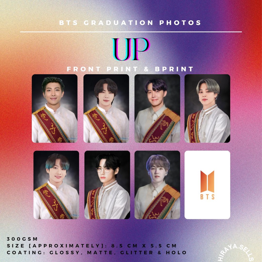 BTS University Graduation Photos UP ADMU UST [sellermade & updated ...