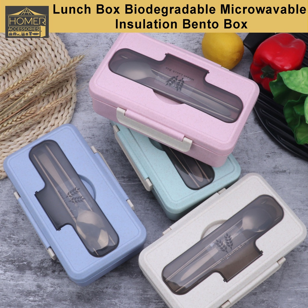 Homer Lunch Box Biodegradable Microwavable Insulation Bento Box ...