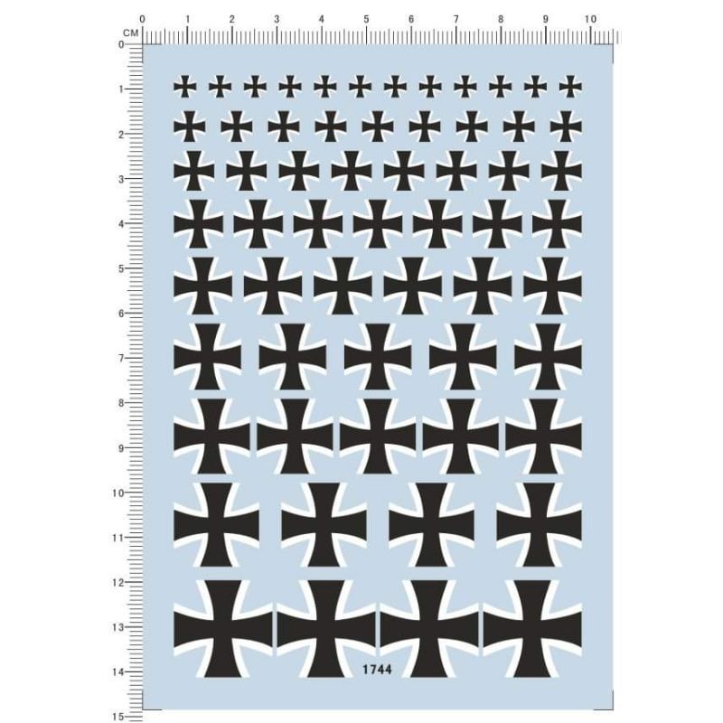 decal Design Multi-Scale Cross No Need To Spray The Way. | Shopee ...