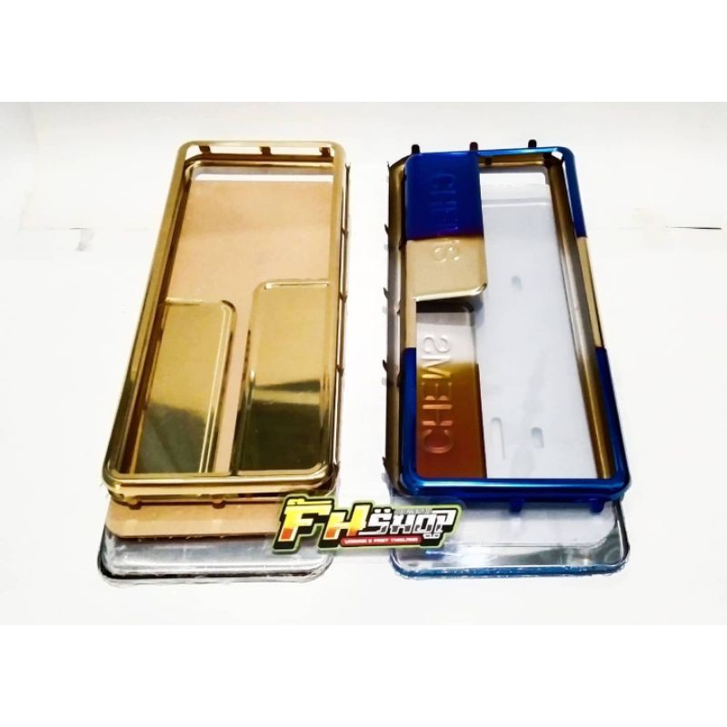 Number Plate Frame + Mika, Ready Gold & 2tone | Shopee Philippines