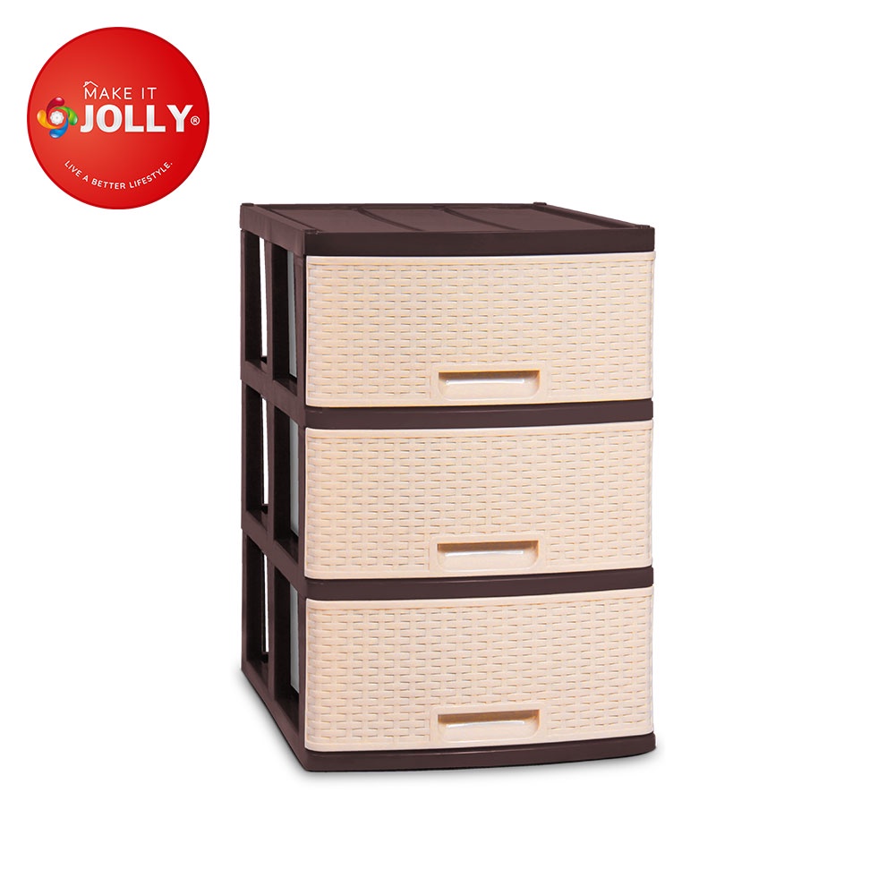 JOLLY PLASTIC Spring Drawer 3 Layer | Shopee Philippines