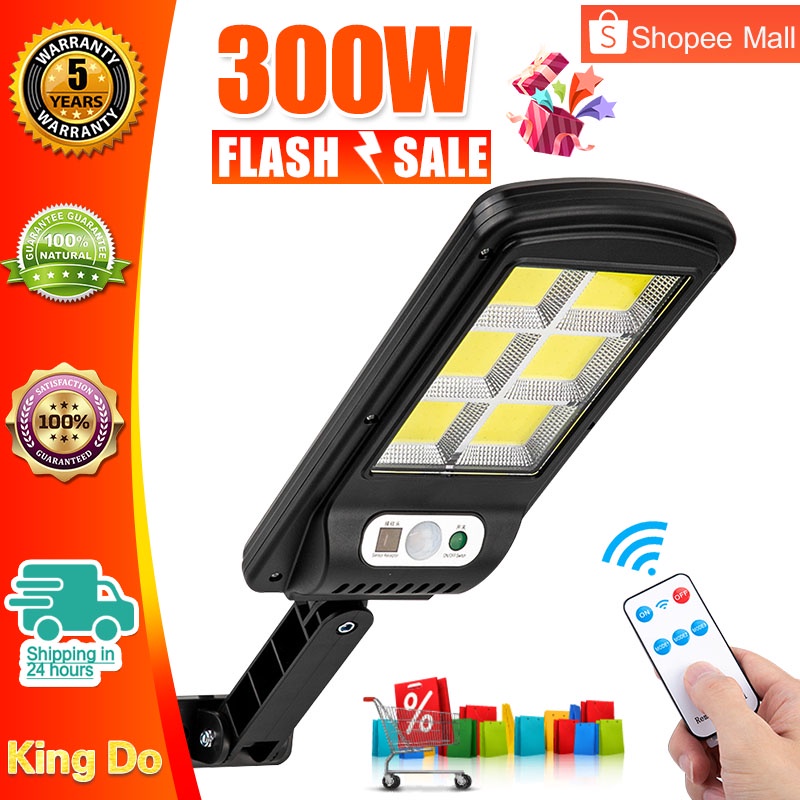 Remote Control Street Lights (300W) Solar lights Spotlight Waterproof ...