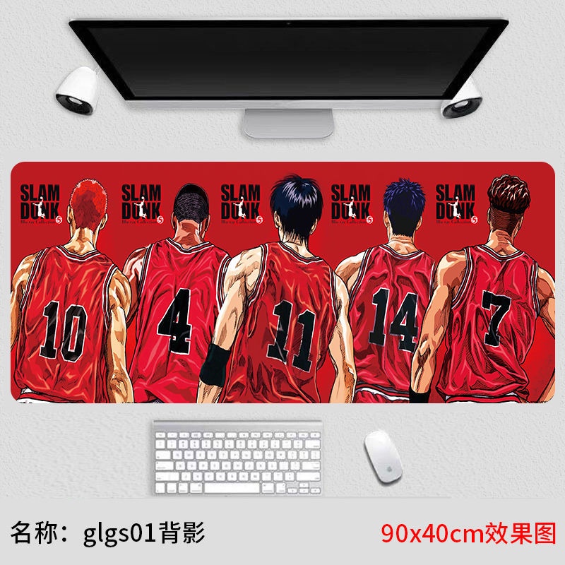 Slam Dunk Anime Mouse Pad Oversized Sakuragi Flower Road Rukawa Maple ...