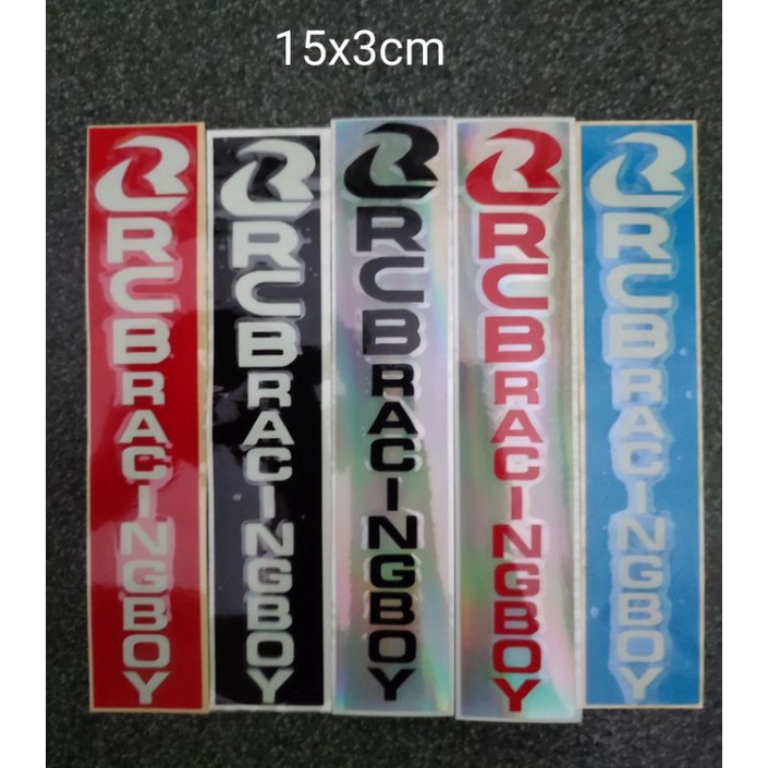 Best Quality RCB RACING BOY HOLOGRAM CUTTING STICKER | Shopee Philippines