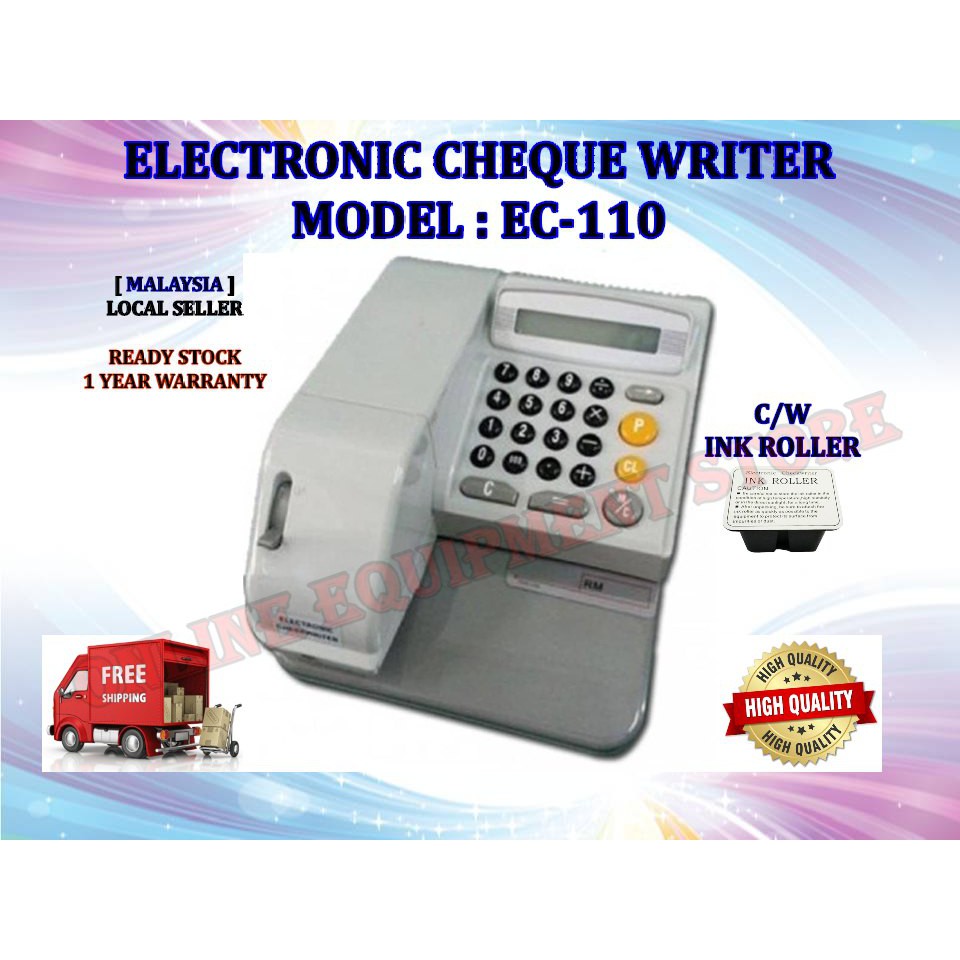 Timi EC-100 Electronic Cheque Writer / EC100 Check Writer Machine With ...