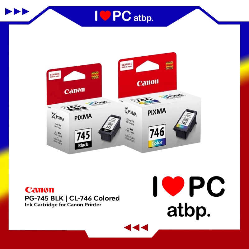 Canon PG-745 Black, CL-746 Colored Ink Cartridge | Shopee Philippines