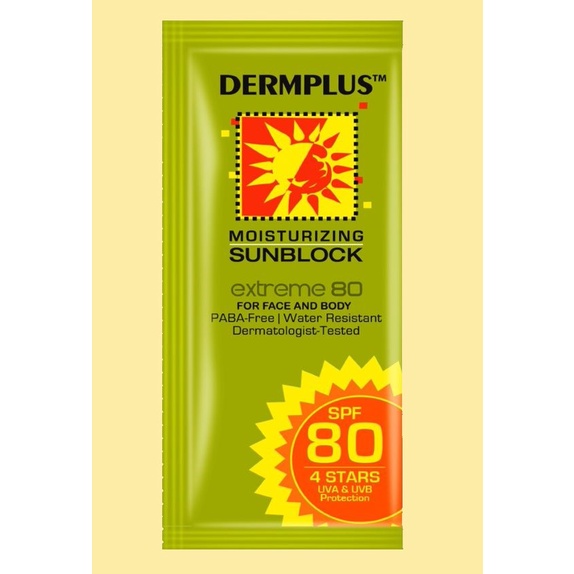 DERMPLUS Moisturizing Sunblock SPF 80 15ML | Shopee Philippines