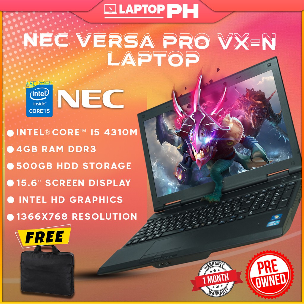 NEC Versa Pro VX-N Notebook Laptop | Intel Core i5 4th Gen 4GB RAM DDR3 ...