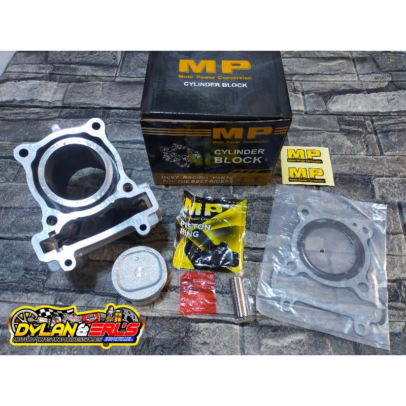 MP CYLINDER BLOCK 57MM STEEL BORE FOR SNIPER 150 | Shopee Philippines