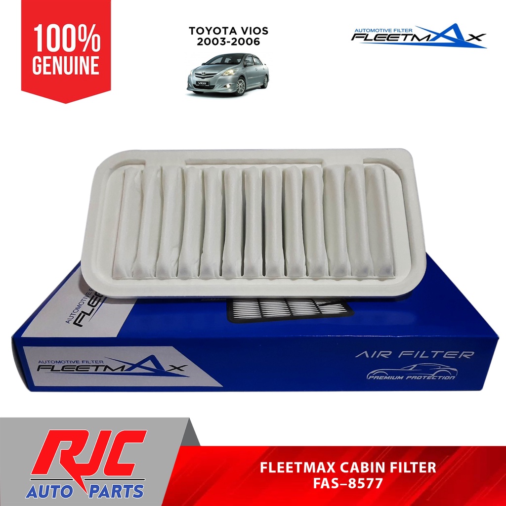Fleetmax Air FilterFor Toyota Echo , Vios 2003-2006 Fas-8577 1pc ...