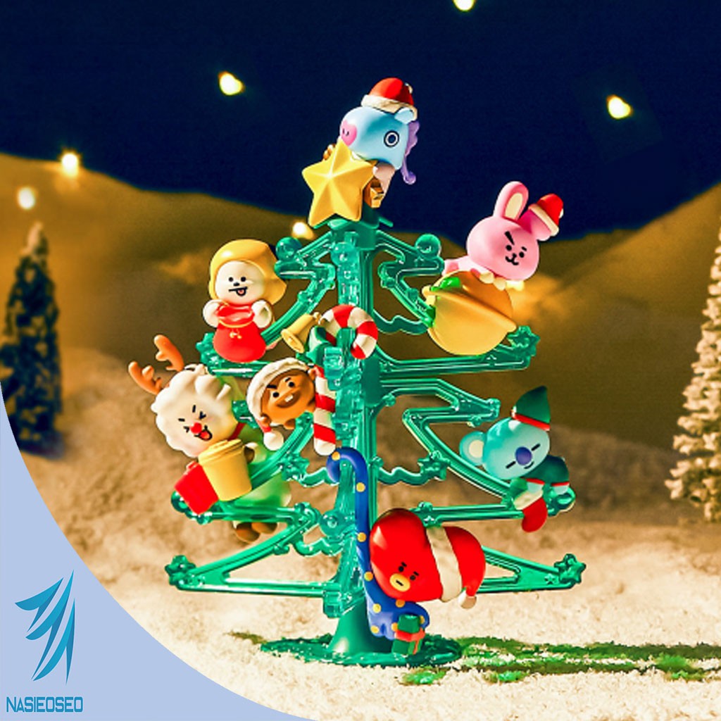 BTS BT21 Official Authentic Product Christmas Tree Collection | Shopee ...