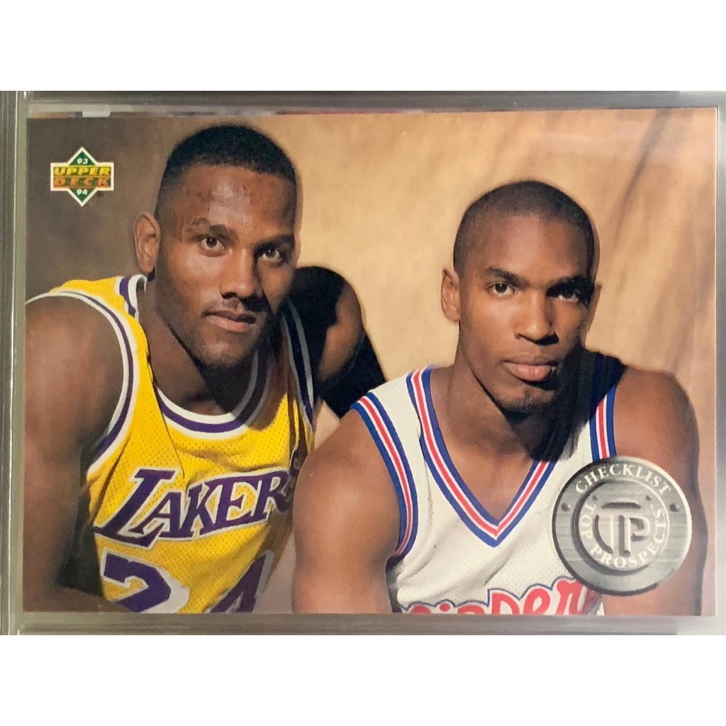 1993 Upper Deck NBA LA Lakers Card - Lynch Bowie Christie Divac Threatt ...