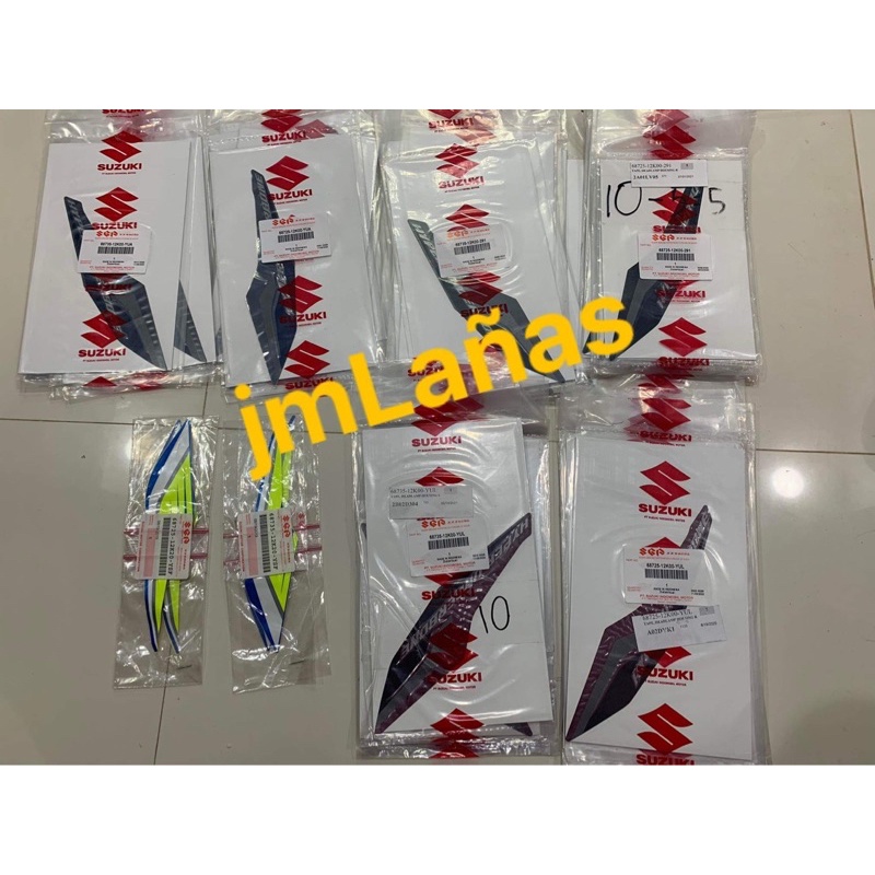 SGP GENUINE DECALS / STICKER / TAPE for Cowling Raider 150 R150 fi Sold ...