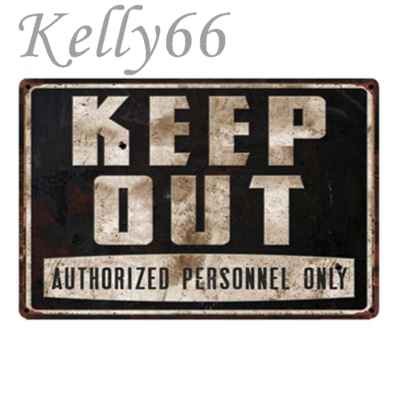 2024 Iwasan ang Lumang Metal Sign Tin Poster ng Dekorasyon sa Bahay ...