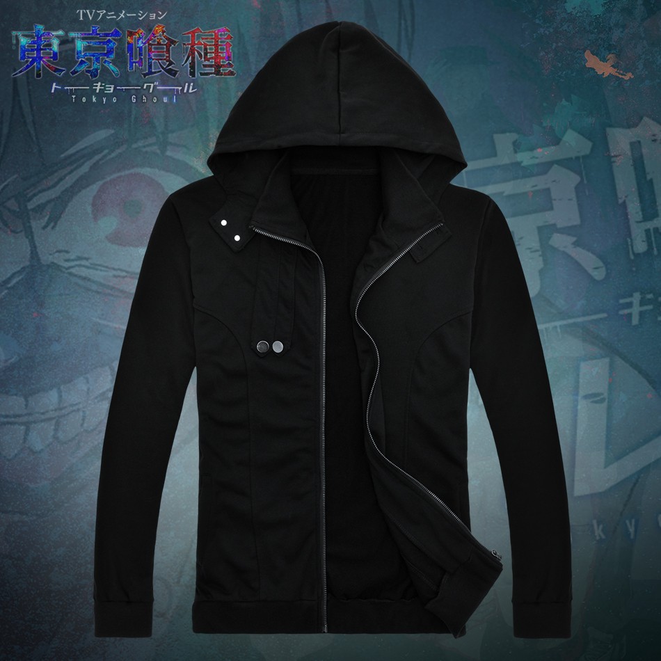 ANIME TOKYO GHOUL KANEKI PLAIN SWEATER JACKET | Shopee Philippines
