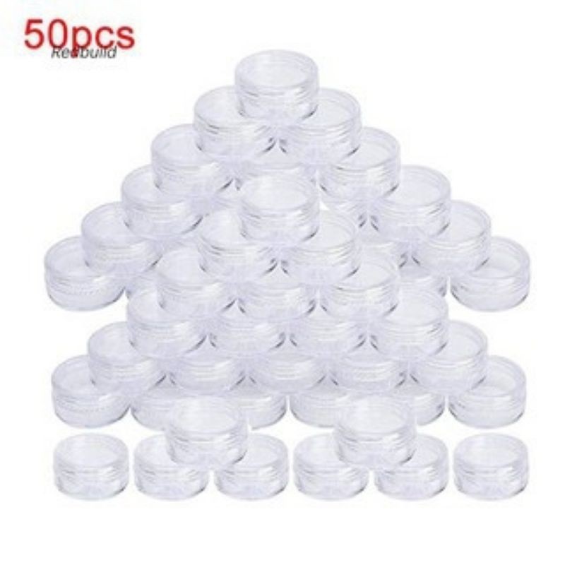 50 Pcs acrylic Jar for cosmetic use balms lip tint. | Shopee Philippines