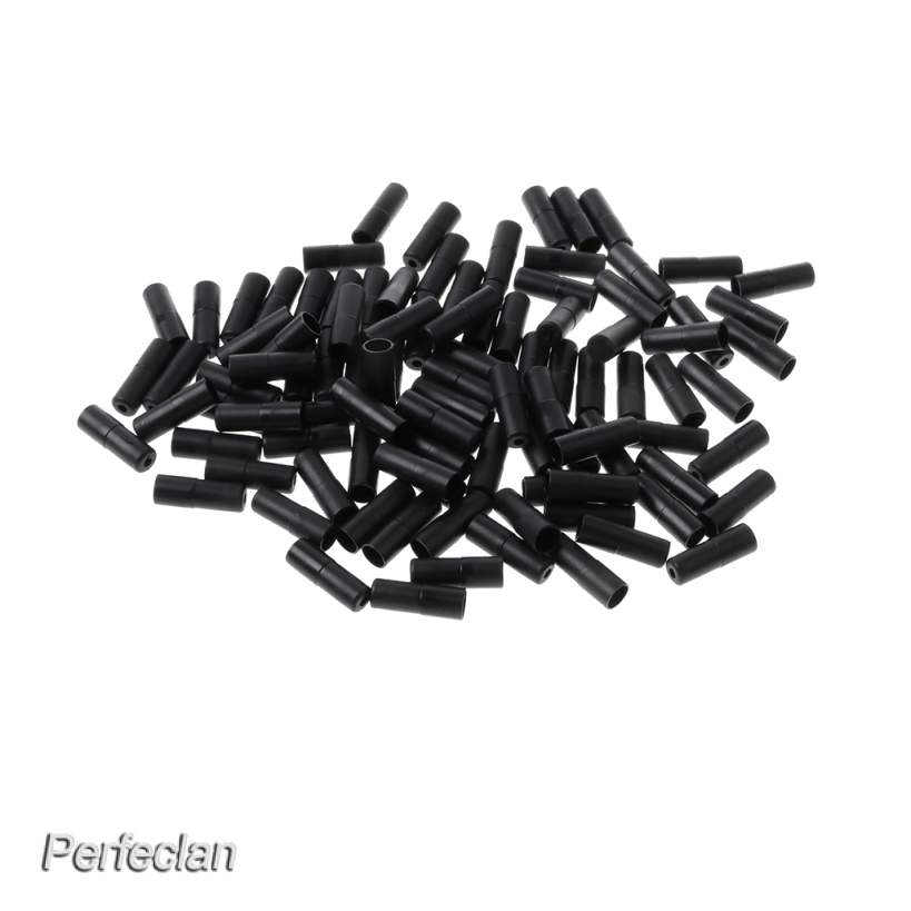 [PERFECLAN] 100x Bike Brake Cable End Cap Hose Housing Ferrule Dust ...