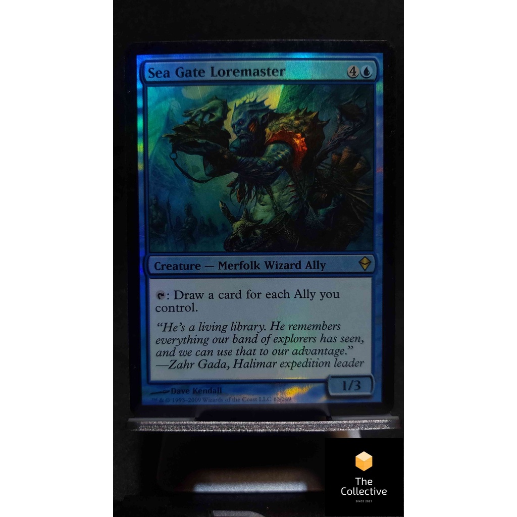 Magic the Gathering - MTG Card Game - Sea Gate Loremaster - ZEN(Foil ...