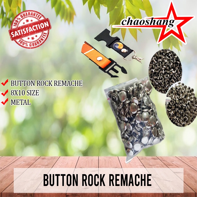 Button Rock Remache ID Making Accessories (100 pcs per pack) | Shopee ...