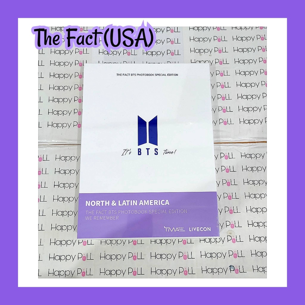 BTS - The Fact BTS Photobook Special Edition: We Remember (USA version ...