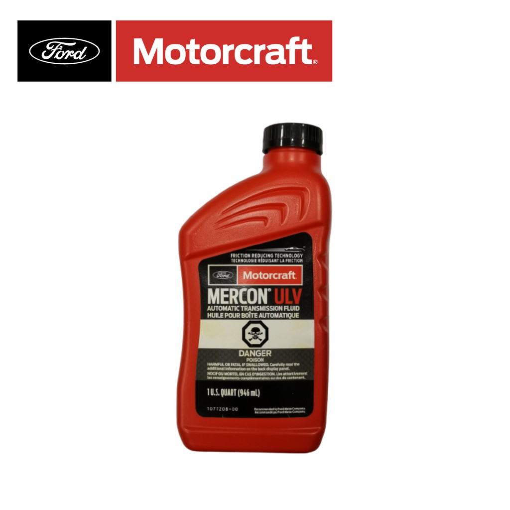 Motorcraft Mercon ULV Automatic Transmission Fluid Genuine Ford ...