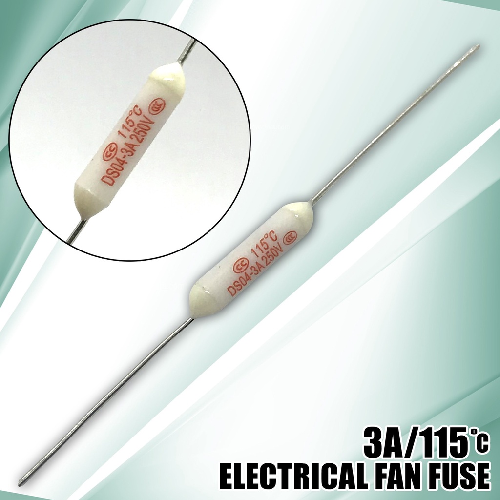 Thermal Cutoff Fuse 115 Celsius 3A 250VAC Sold Per Piece | Shopee ...