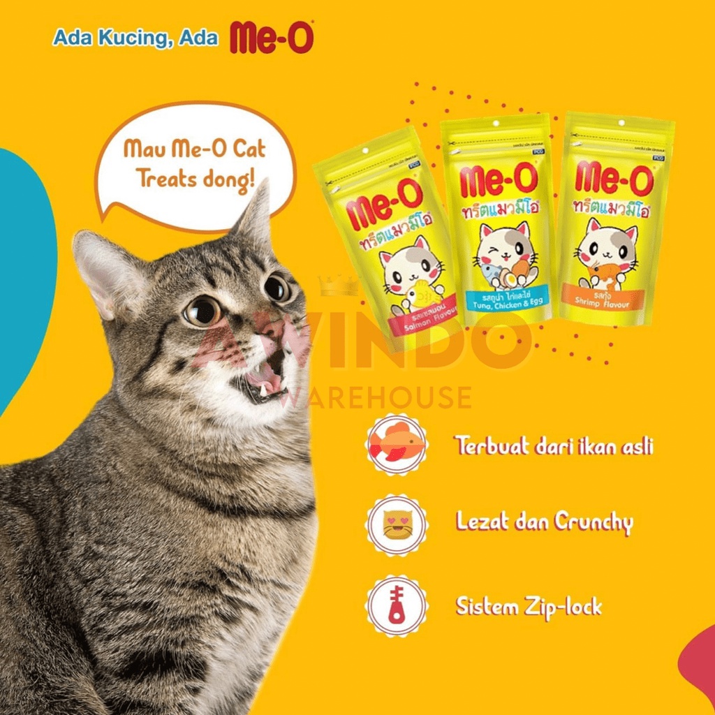 MEO DRY SNACK 50GR - Me-o Treat DRY Cat SNACK Food 50gram | Shopee ...