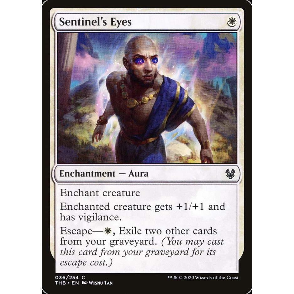 Magic the Gathering - Sentinel's Eyes - MTG White - THB - NM | Shopee ...