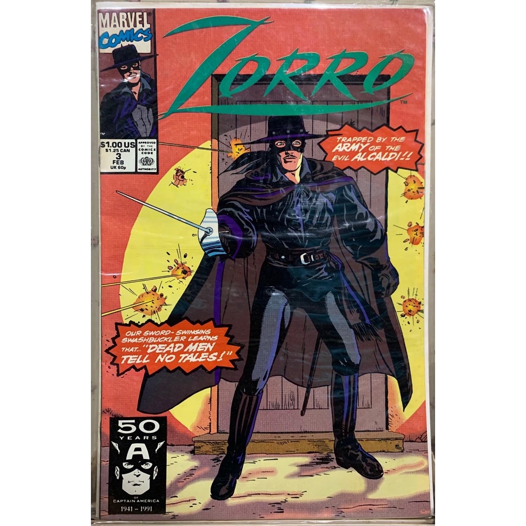 Marvel Comics: 1991 - Zorro #3 | Shopee Philippines