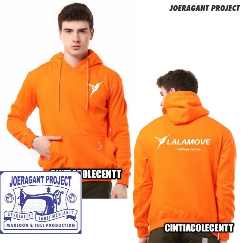 Men's LALAMOVE JACKET SCREEN PRINTED PREMIUM COTTON FLECEE JP | Shopee ...
