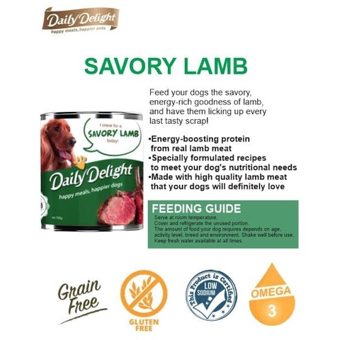Daily Delight Wet food for Dogs 375g | Shopee Philippines