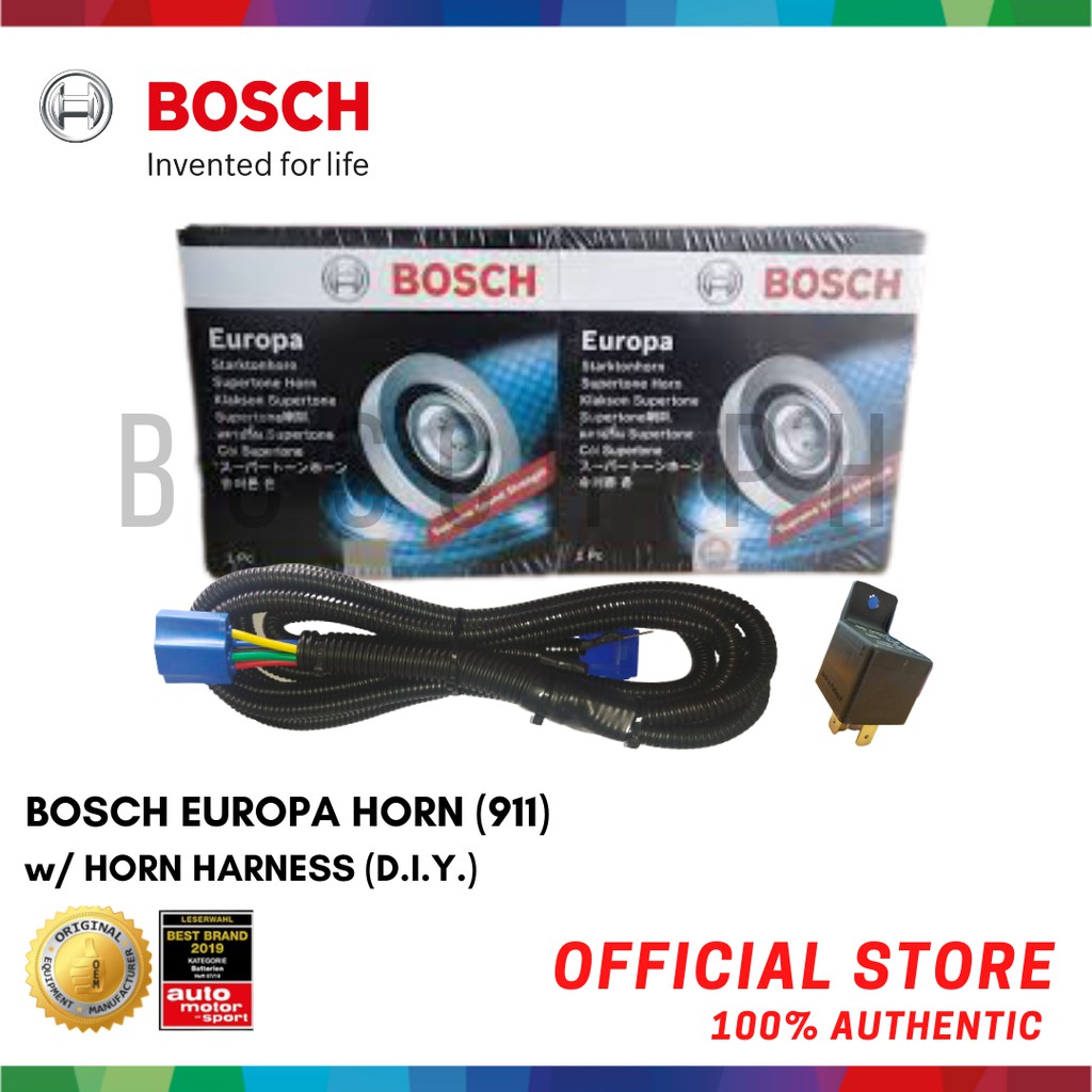 Bosch Europa Silver (911) with HORN HARNESS (easy installation ...