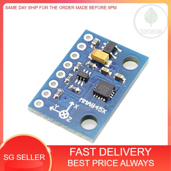 GY-45 MMA8451 Modules Digital Triaxial Accelerometer High Precision Inclination Module gy45 mma ...